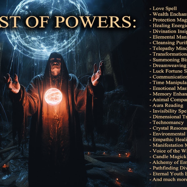 Magical Powers - Etsy