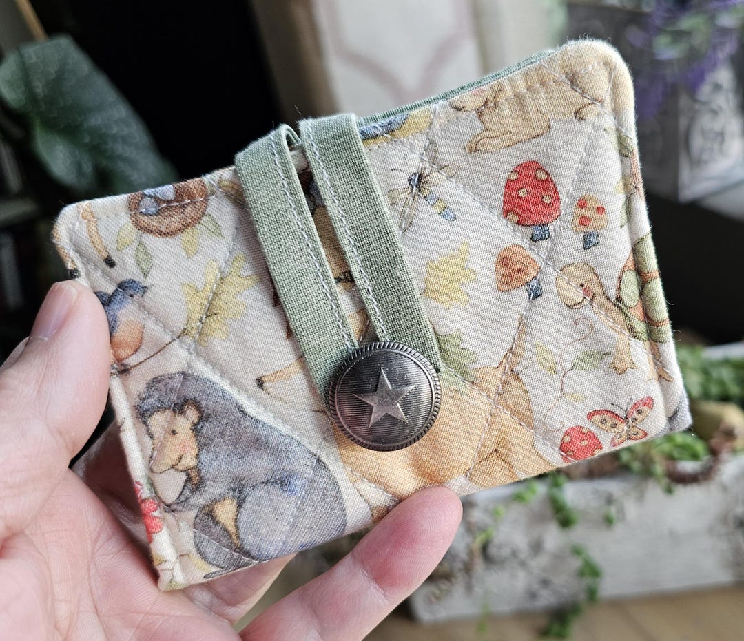 Tea Wallet, Tea Holder, Tea Bag Case for Purse, Quilted Tea Wallet, Tea ...