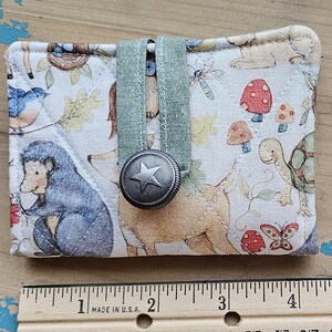 Tea Wallet, Tea Holder, Tea Bag Case for Purse, Quilted Tea Wallet, Tea ...