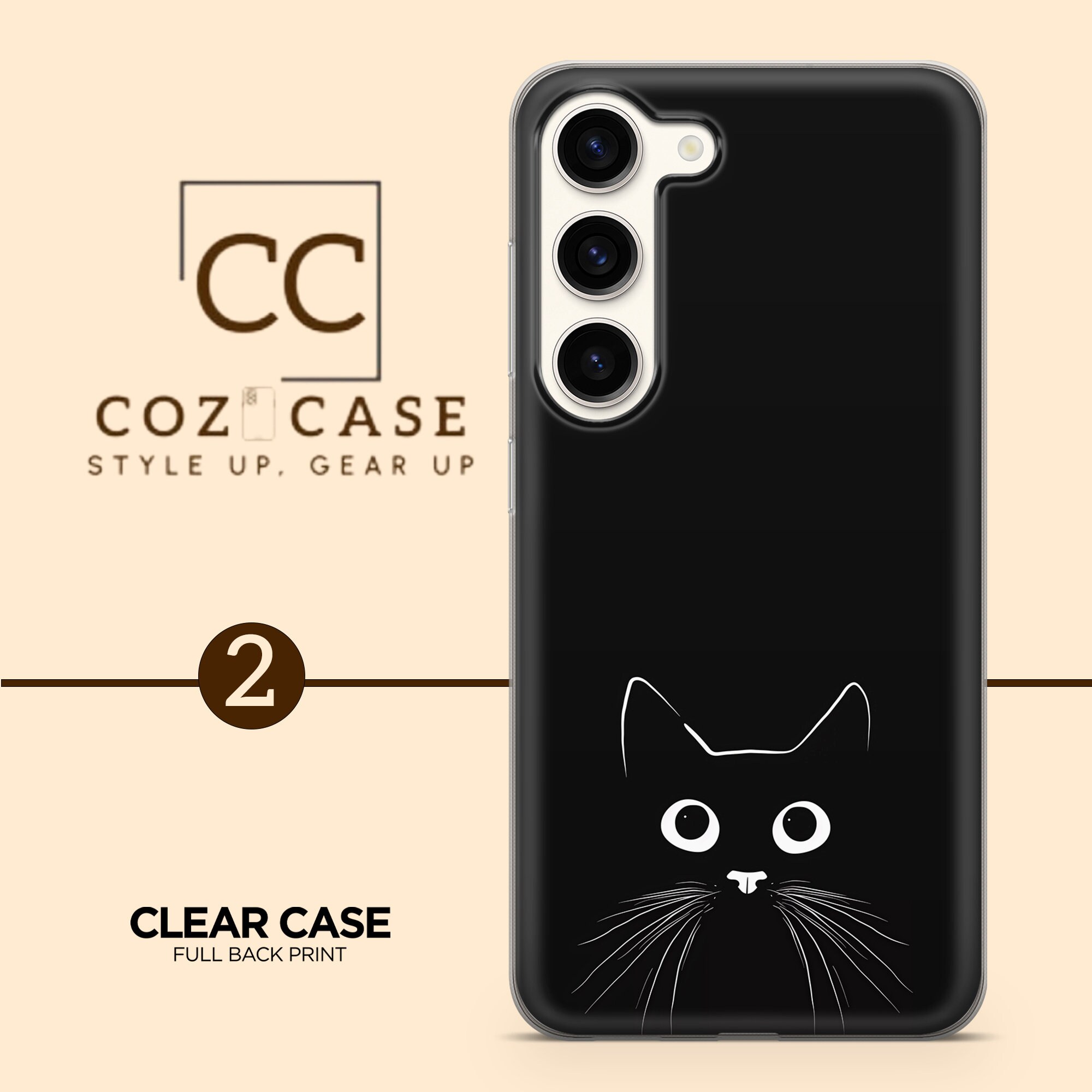 Meow Kitten Phone Case Animated Cat Cover for Samsung Galaxy S24ultra ...