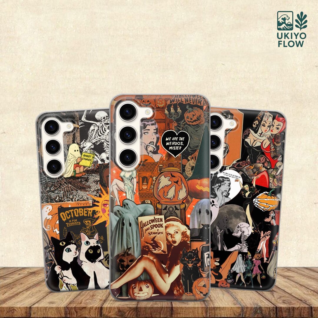 Cute Halloween Ghostface Phone Case Retro Spooky Cover for Samsung A26 ...