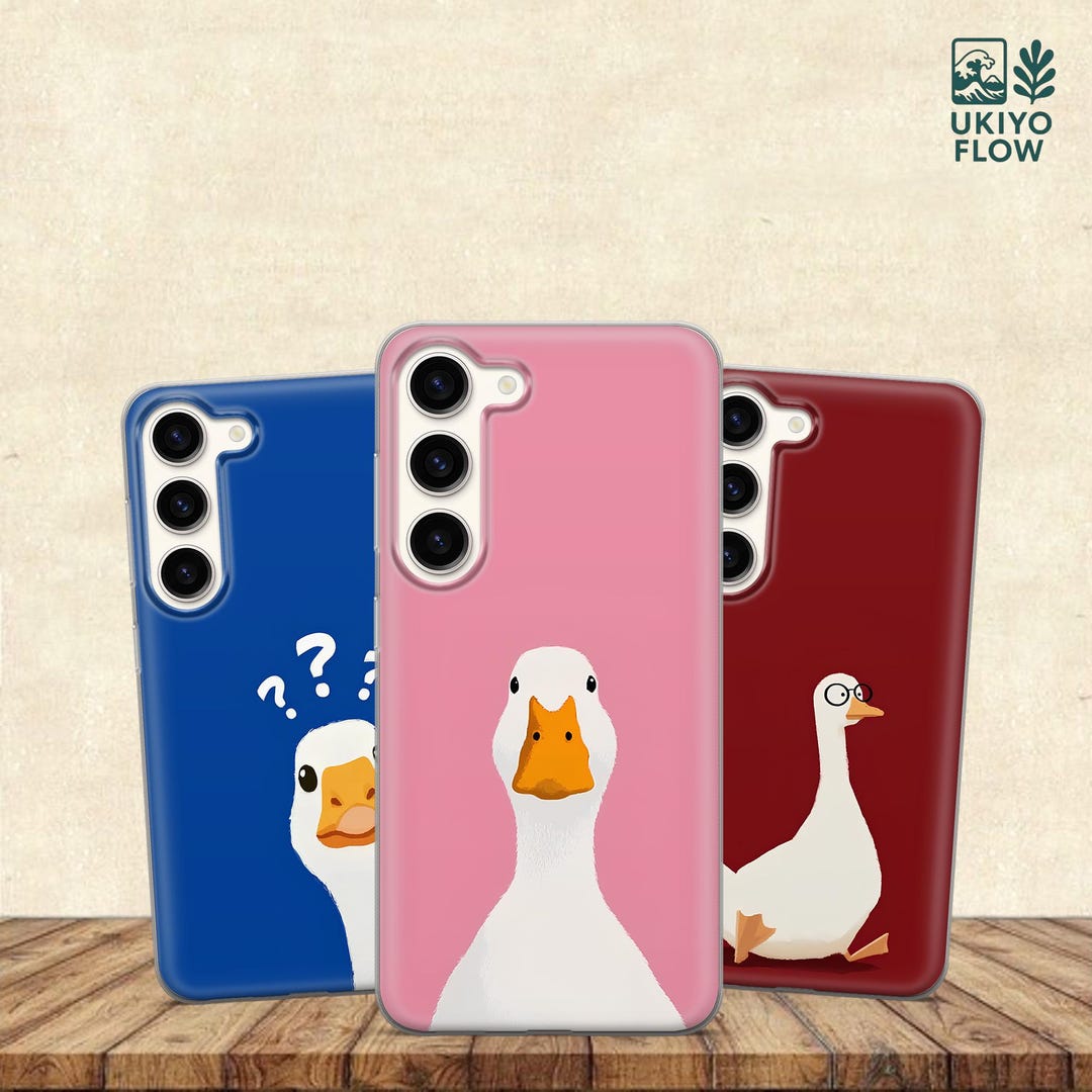 Aesthetic Goose Phone Case Minimal Meme Duck Cover for Samsung A26/A35 ...