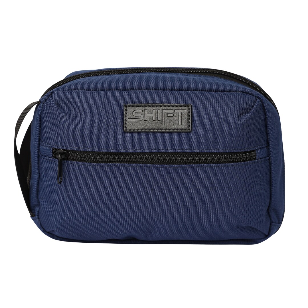 SHIFT Toiletry Bag for Men and Women With 2 Reusable Bottles Stay ...