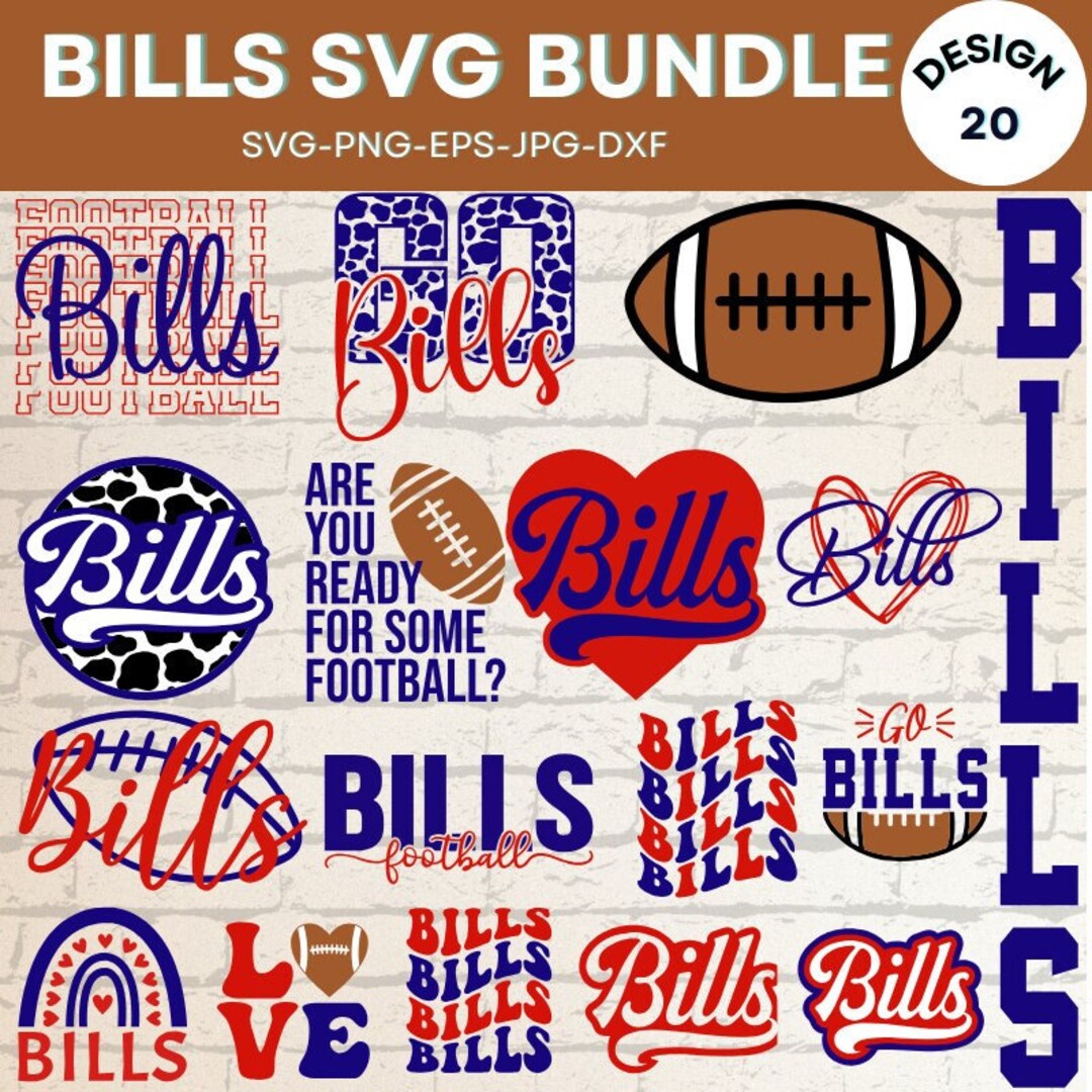 Bills SVG, Bills PNG Bundle, Bills Mascot, Bills Cheer Svg, Bills Shirt ...