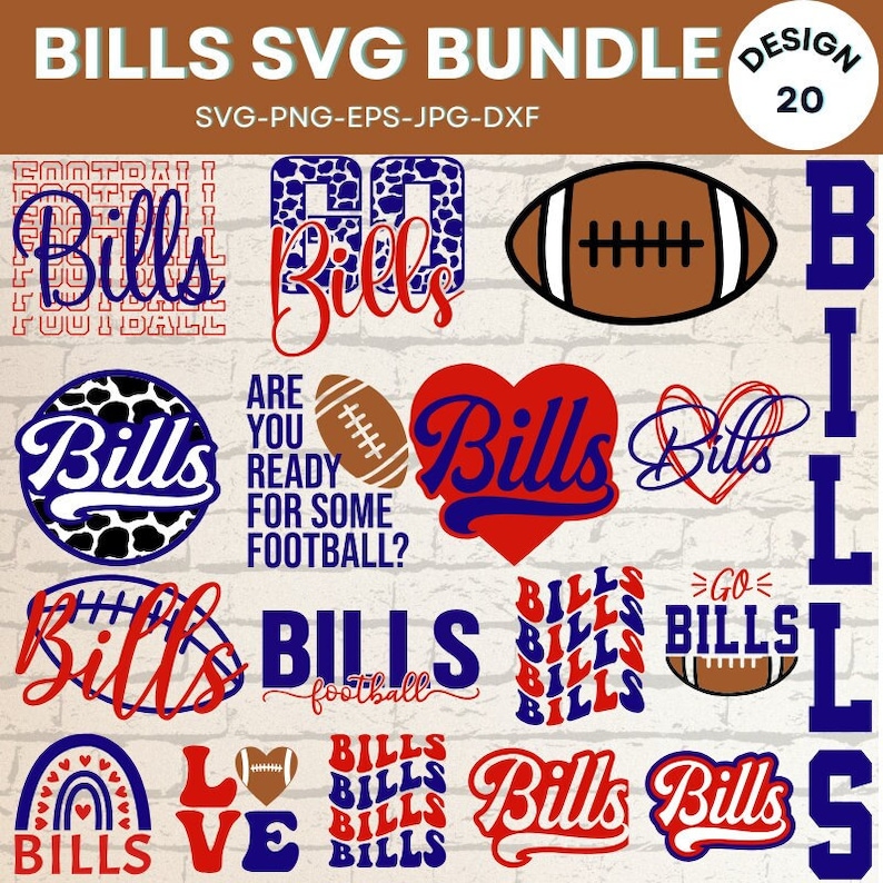 Bills SVG, Bills PNG Bundle, Bills Mascot, Bills Cheer Svg, Bills Shirt ...