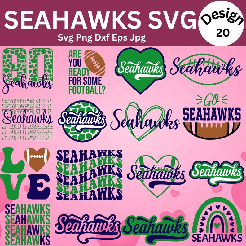Seahawks Svg Bundle, Seahawks Png Bundle, Seahawks Shirt Svg, Instant ...