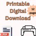 Preschool Pre-k Kindergarten Printable Learning Bundle. Alphabet ...
