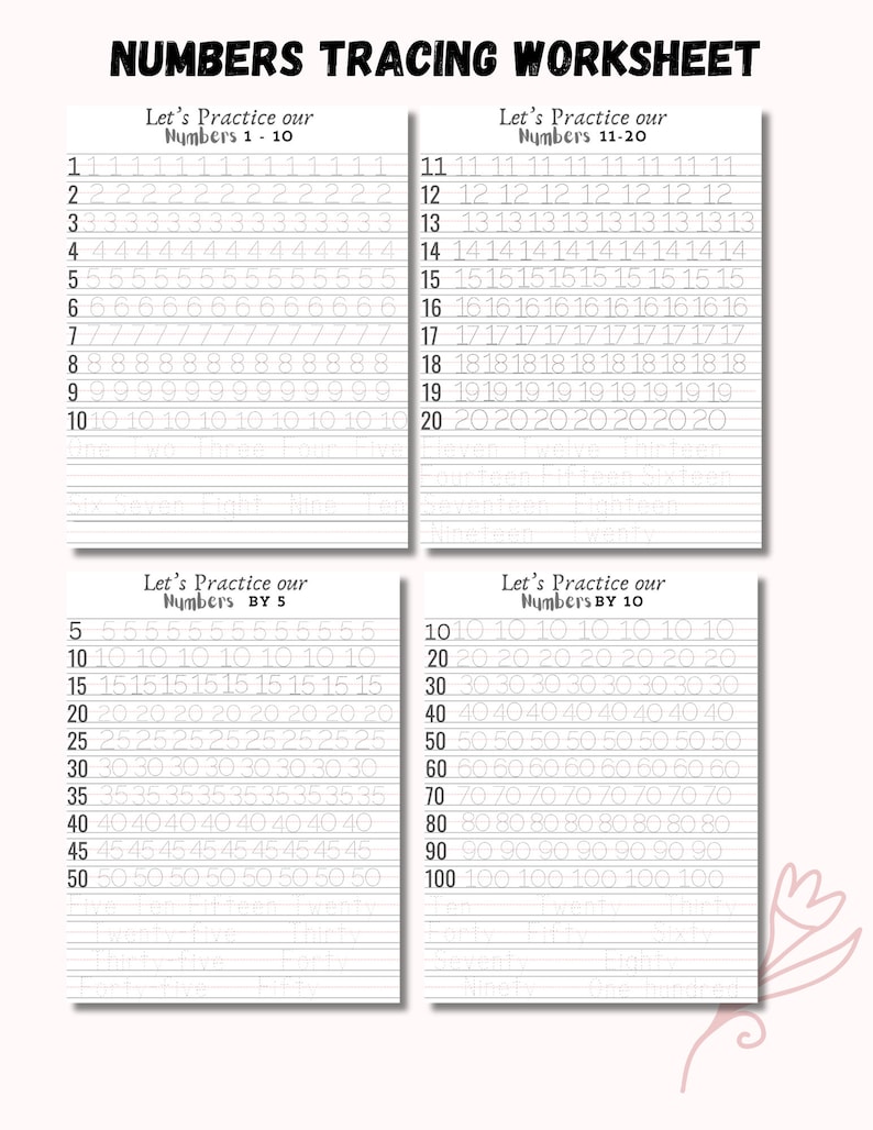 Preschool Pre-k Kindergarten Printable Learning Bundle. Alphabet ...