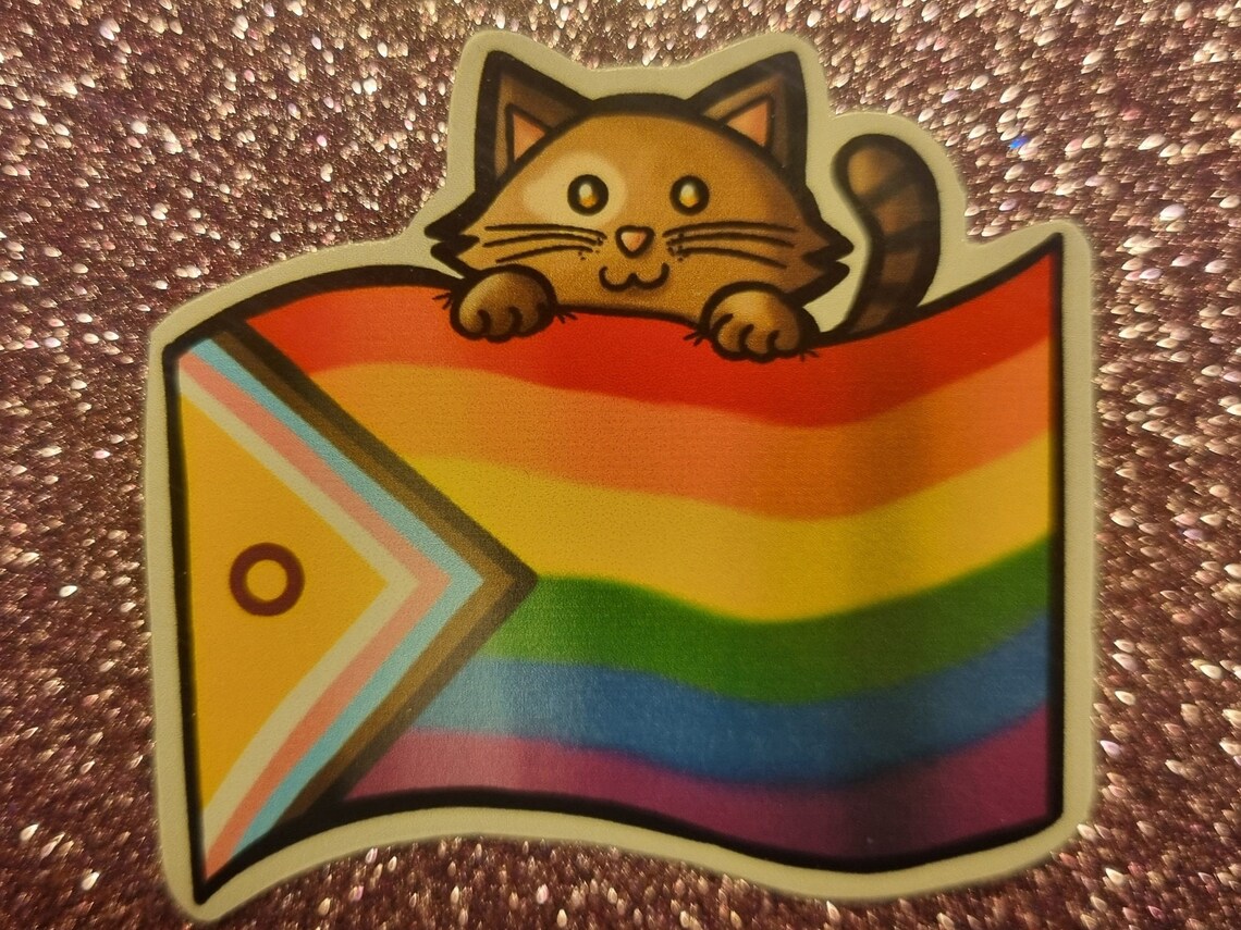Sticker LGBTQA+ Pride Flag - Etsy