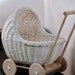 Wooden Baby Carriage, Wicker Baby Carriage, Toy Baby Pram, Wicker Baby ...