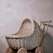 Wooden Baby Carriage, Wicker Baby Carriage, Toy Baby Pram, Wicker Baby ...