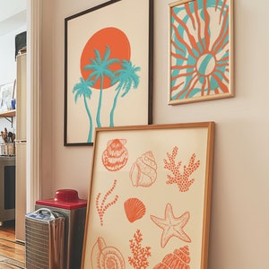 Trendy Summer Set of 3 Piece Wall Art | Summer Prints Gallery Wall Set ...