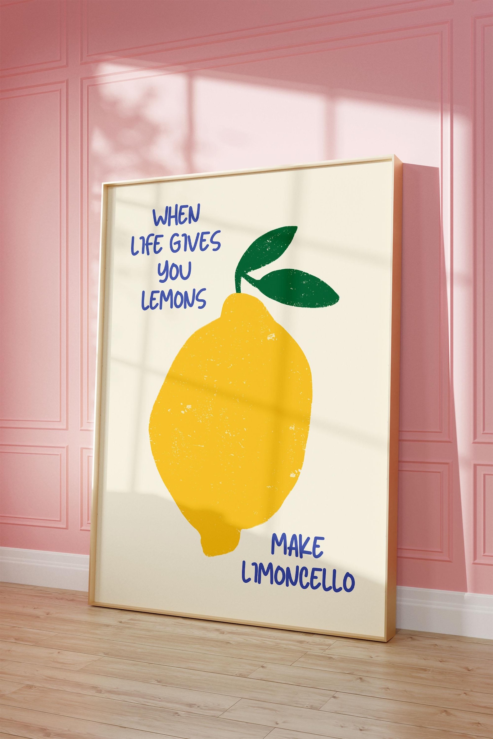 When Life Gives You Lemons Make Limoncello - Printable Kitchen Wall Art ...