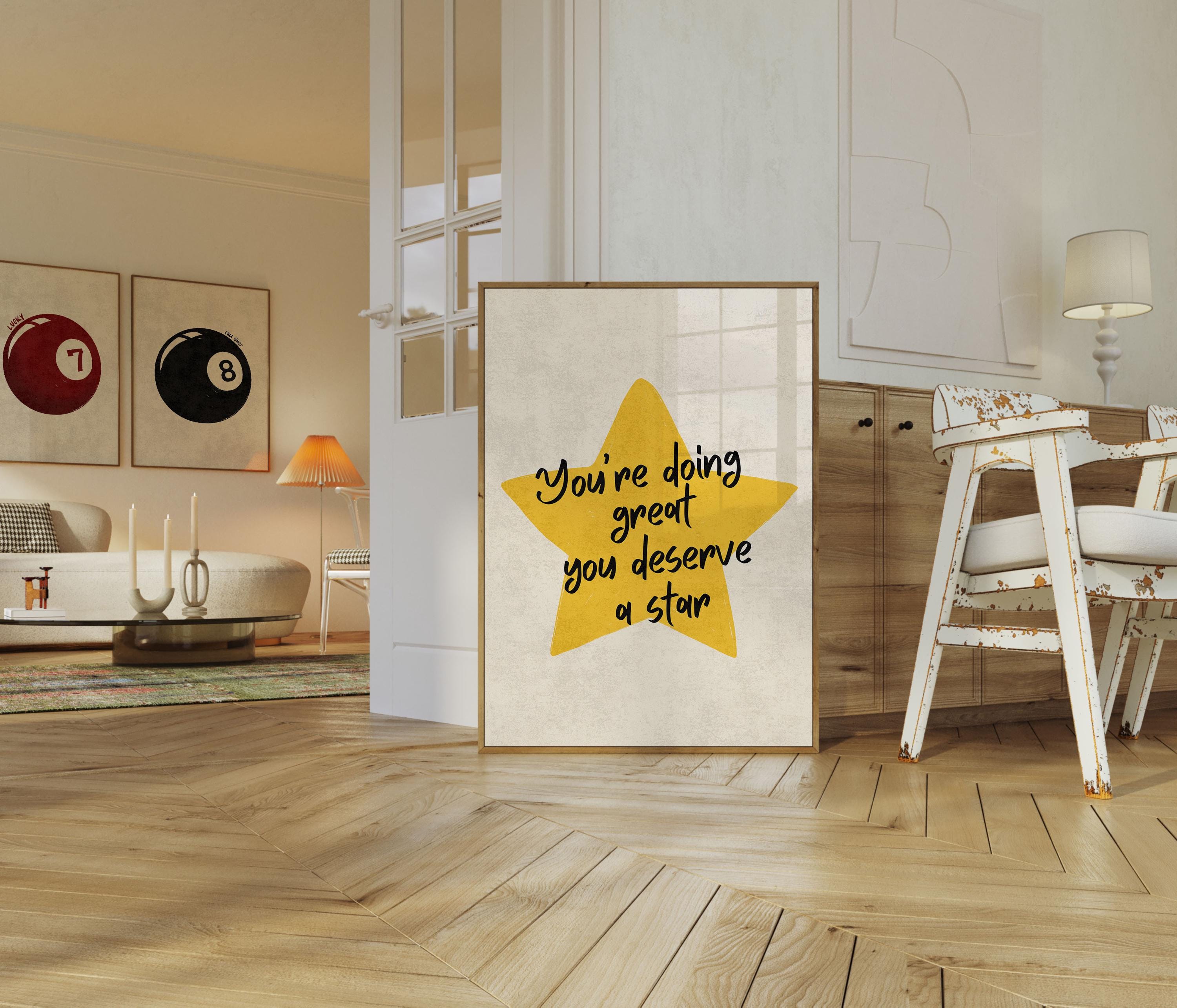 Motivational Star Wall Art, Aesthetic Dorm Decor (digital Download) - Etsy
