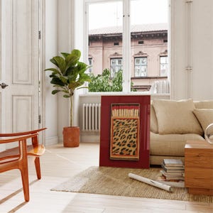 Retro Leopard Matchbox Printable Wall Art – Trendy Dorm Room and Bar ...