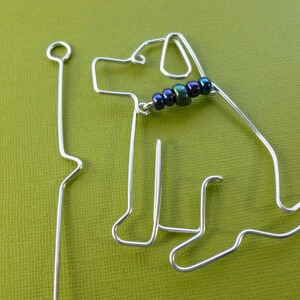 DOG SHAWL PIN Wire Wrapped Gift Dog Lovers Knitter's Gift Labrador - Etsy