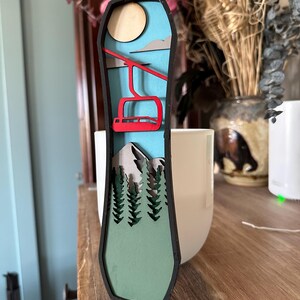 Handcrafted Wooden Ski Lift Wall Art: Rustic Mountain Decor - Etsy