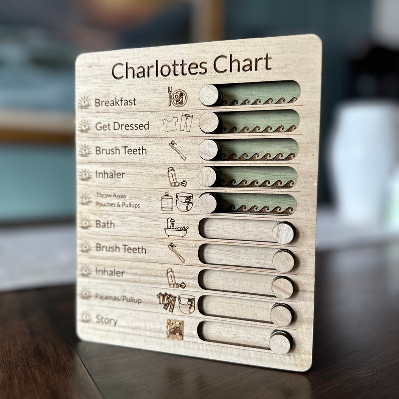 Toddler Routine Board - Etsy