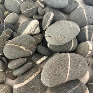 Wishing Stone Earrings - Pebble Wish Earrings- Natural Wishing Stone ...