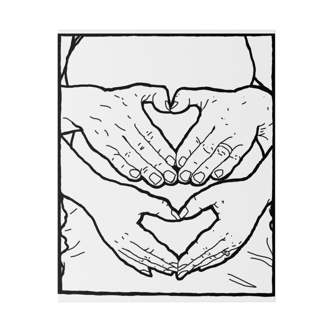 Expecting Parents Wall Decor Pregnancy Baby Bump & Shower Art Print by ...