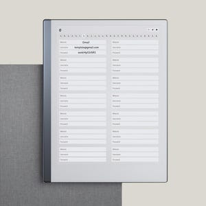 Password Tracker for Remarkable Password Book Password Manager ...