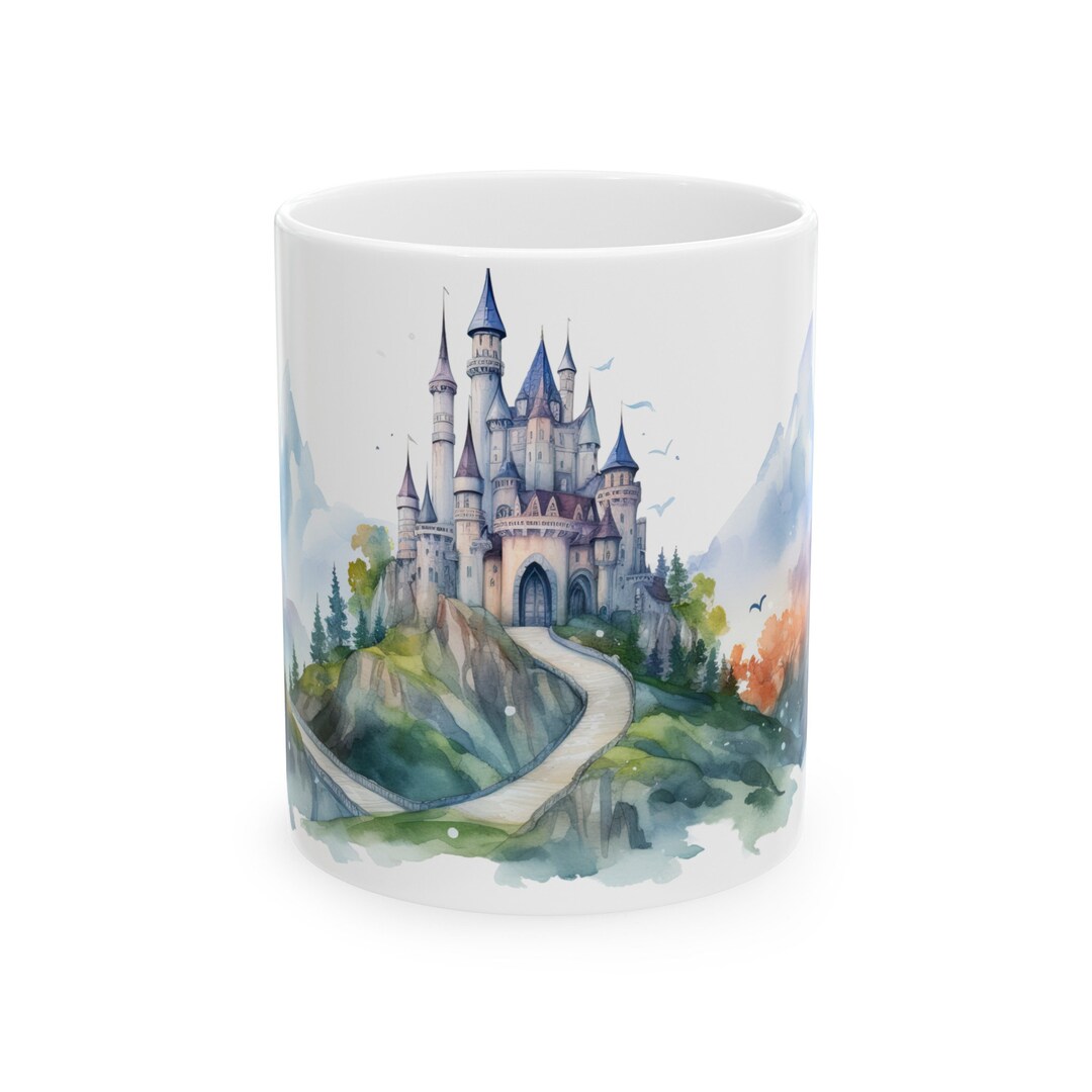Fantasy Princess Castle Ceramic Mug, 11oz, 15oz, Coffee, Tea, Hot ...
