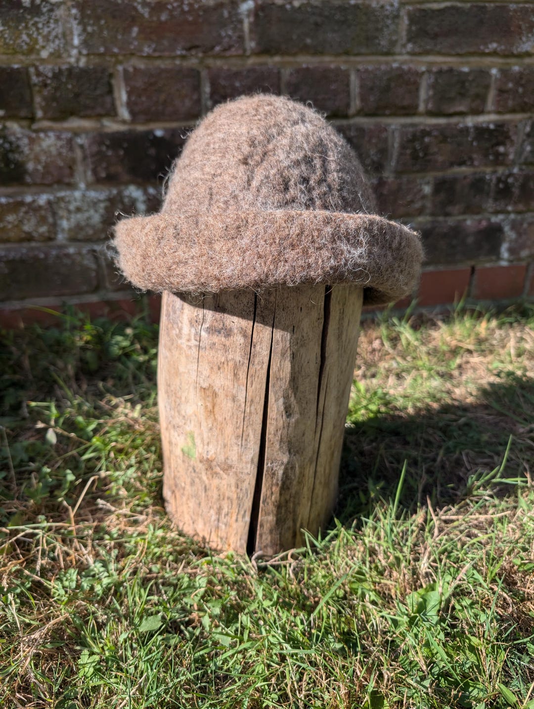 Handmade Brown Felt Hat Medieval Tudor - Etsy
