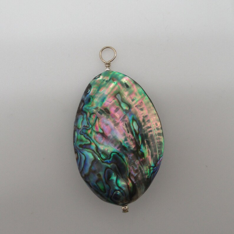 Paua Shell Pendant - Etsy