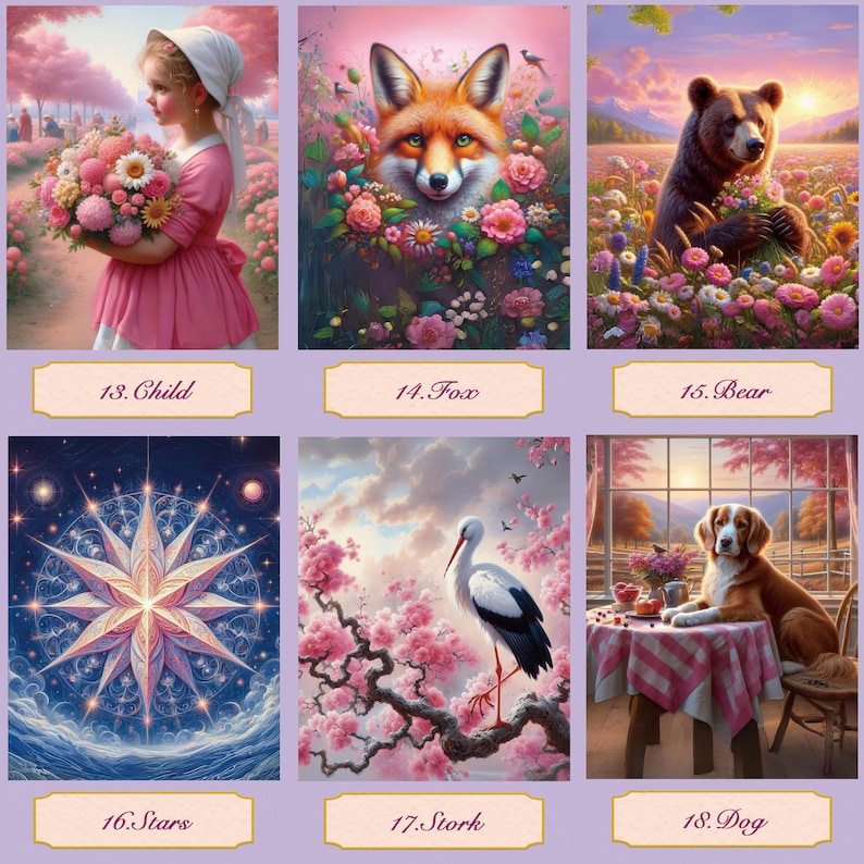 Fantastic dream Lenormand //Lenormand card, Lenormand card deck, Oracle ...