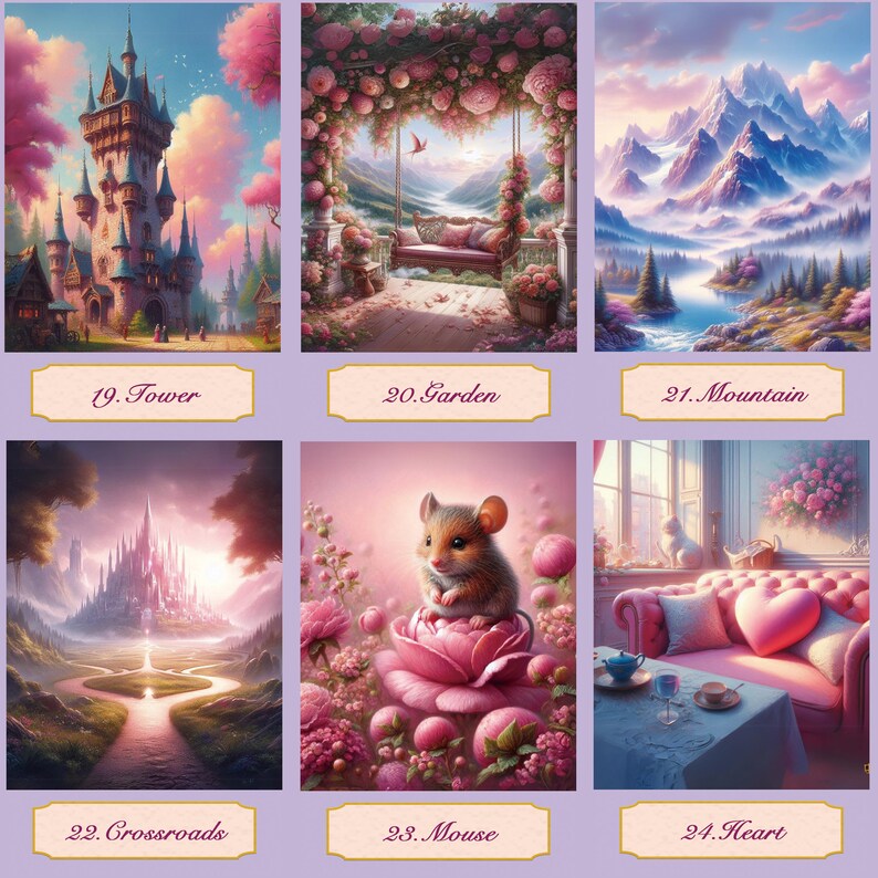 Fantastic dream Lenormand //Lenormand card, Lenormand card deck, Oracle ...