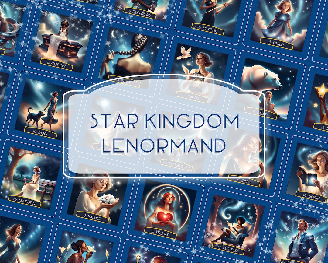 Star Kingdom Lenormand //lenormand Card, Lenormand Card Deck, Oracle ...