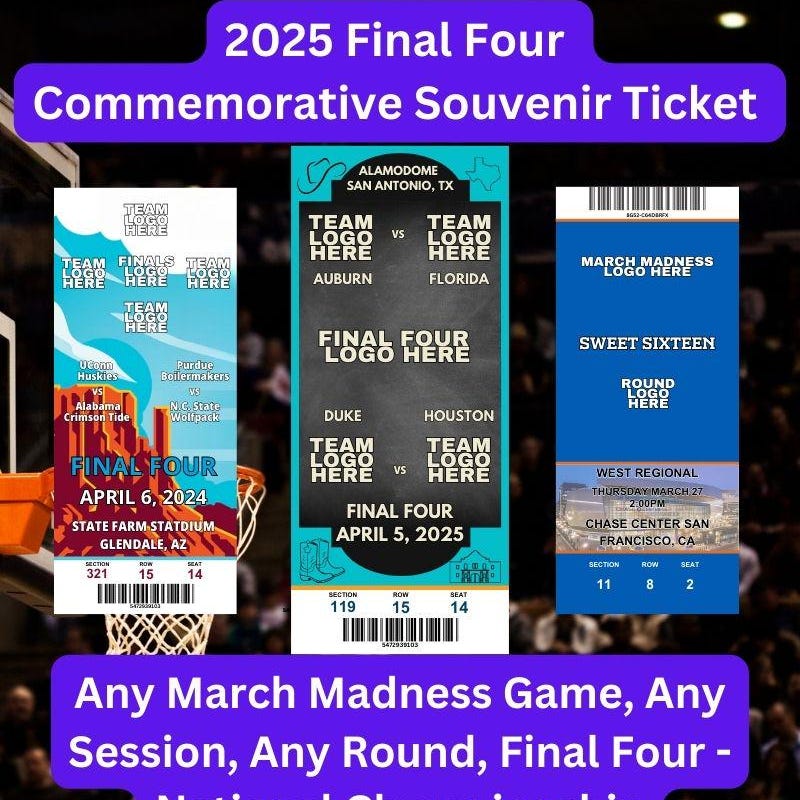 Mens Final Tickets - Etsy
