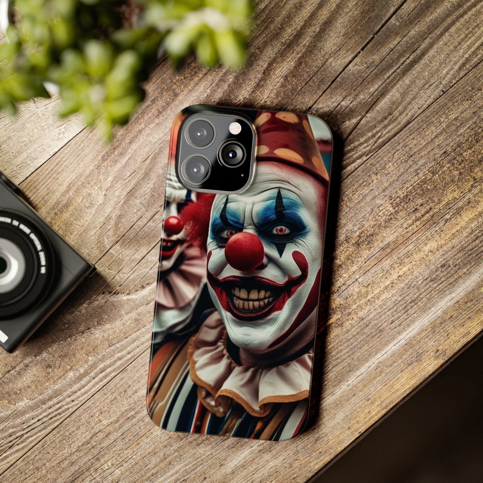 Scary Clown Face iPhone Slim Phone Cases - Etsy