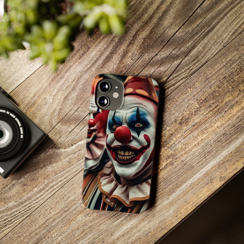 Scary Clown Face iPhone Slim Phone Cases - Etsy