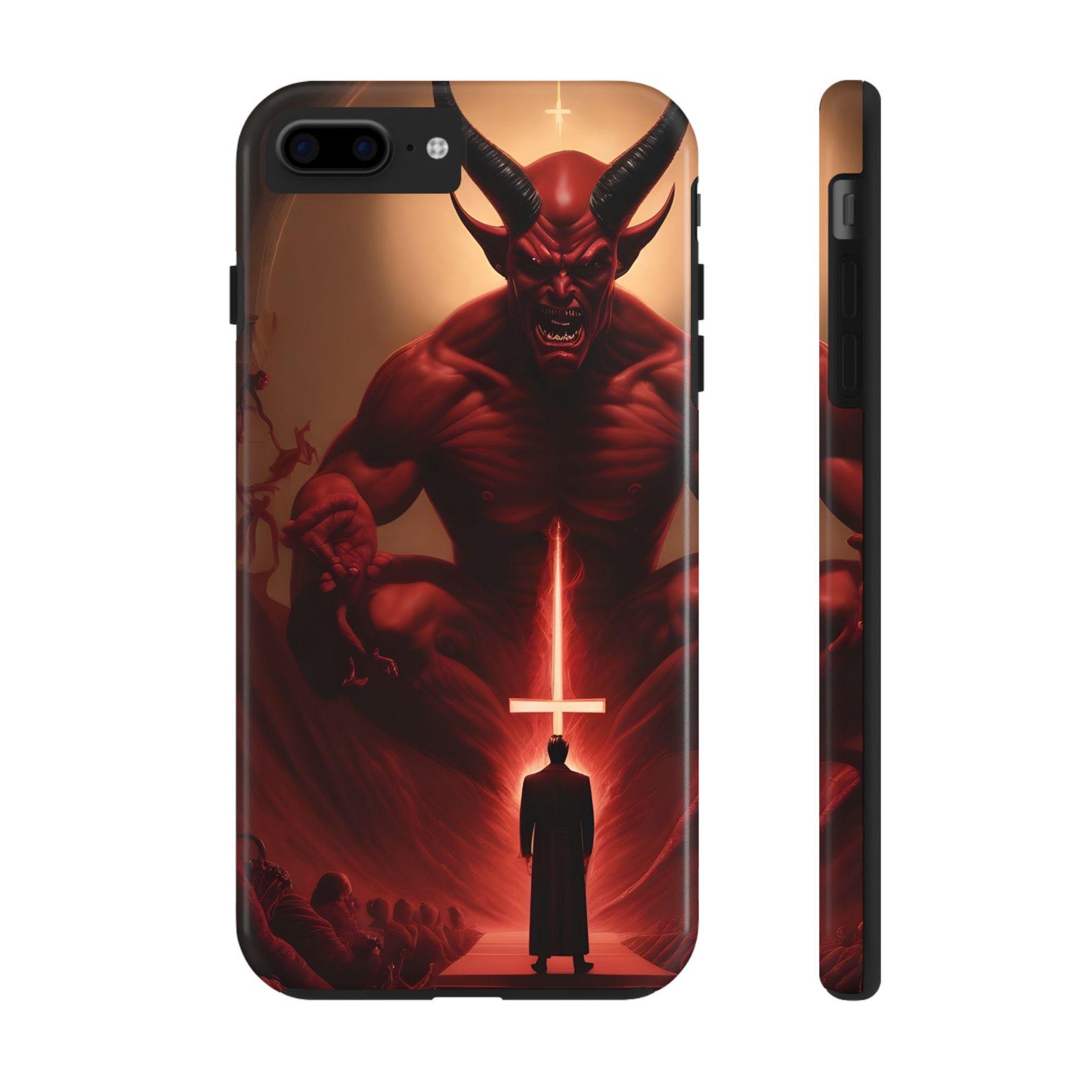 Standing up to the Devil. iPhone and Samsung Tough Phone Cases ...