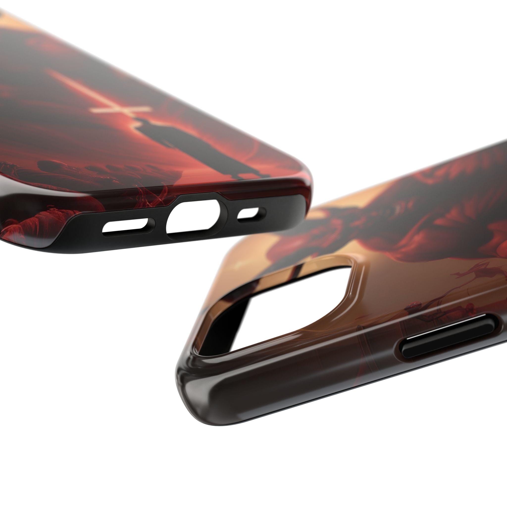 Standing up to the Devil. iPhone and Samsung Tough Phone Cases ...