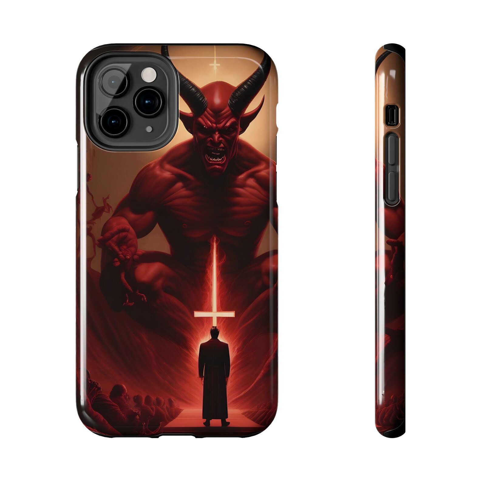 Standing up to the Devil. iPhone and Samsung Tough Phone Cases ...