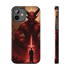 Standing up to the Devil. iPhone and Samsung Tough Phone Cases ...