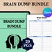 Editable and Printable Brain Dump Bundle - Etsy