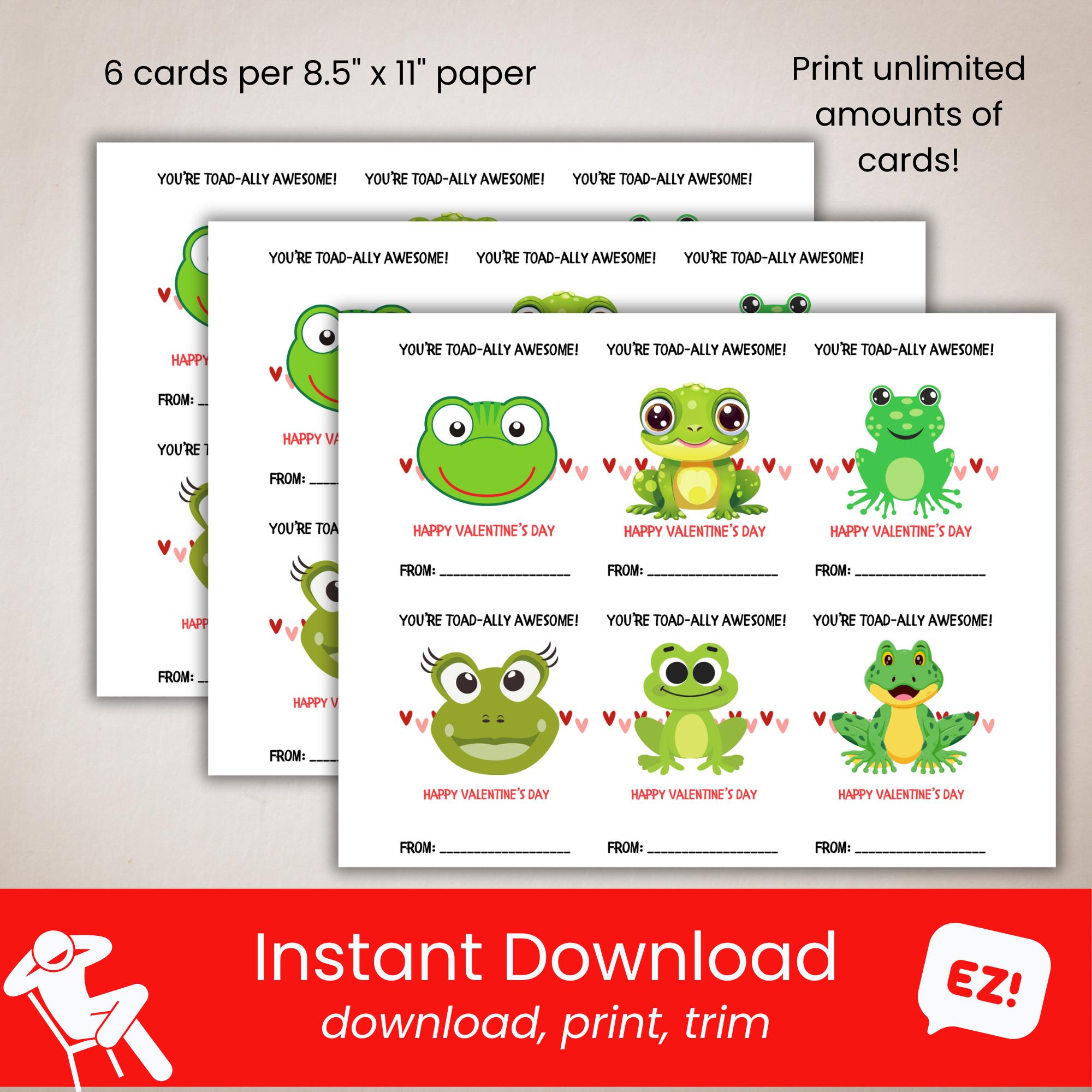 Kids Valentine's Cards | Printable & Customizable | Fun Designs for ...