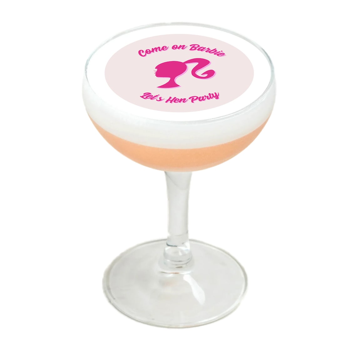 Hen Do Cocktail Toppers, Edible Drink Toppers Hen Party, Pre-made ...