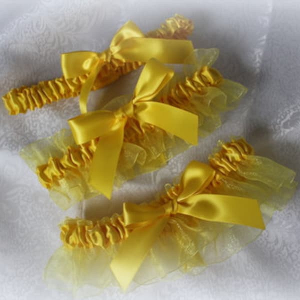 Yellow Garter - Etsy