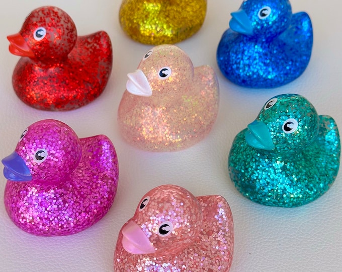 Bright Red Rubber Duck Cruise Ducks Kids Bath Toy Stress Relief ...