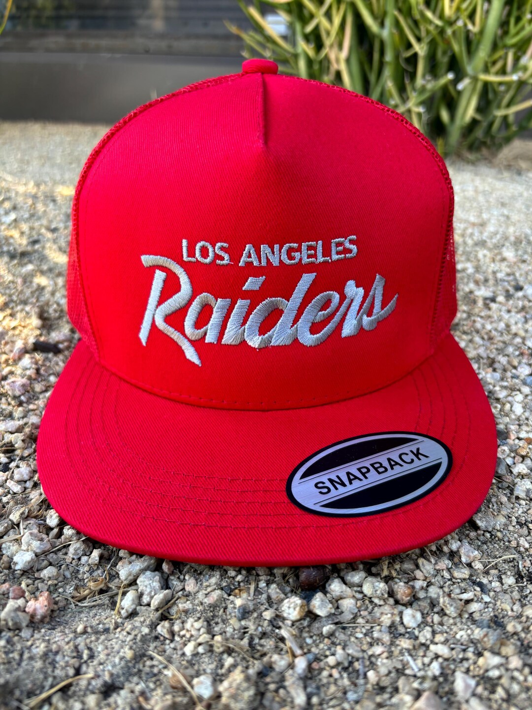 LA Raiders Embroidered Snapback Hat – Classic Sports Cap, Bold Black ...