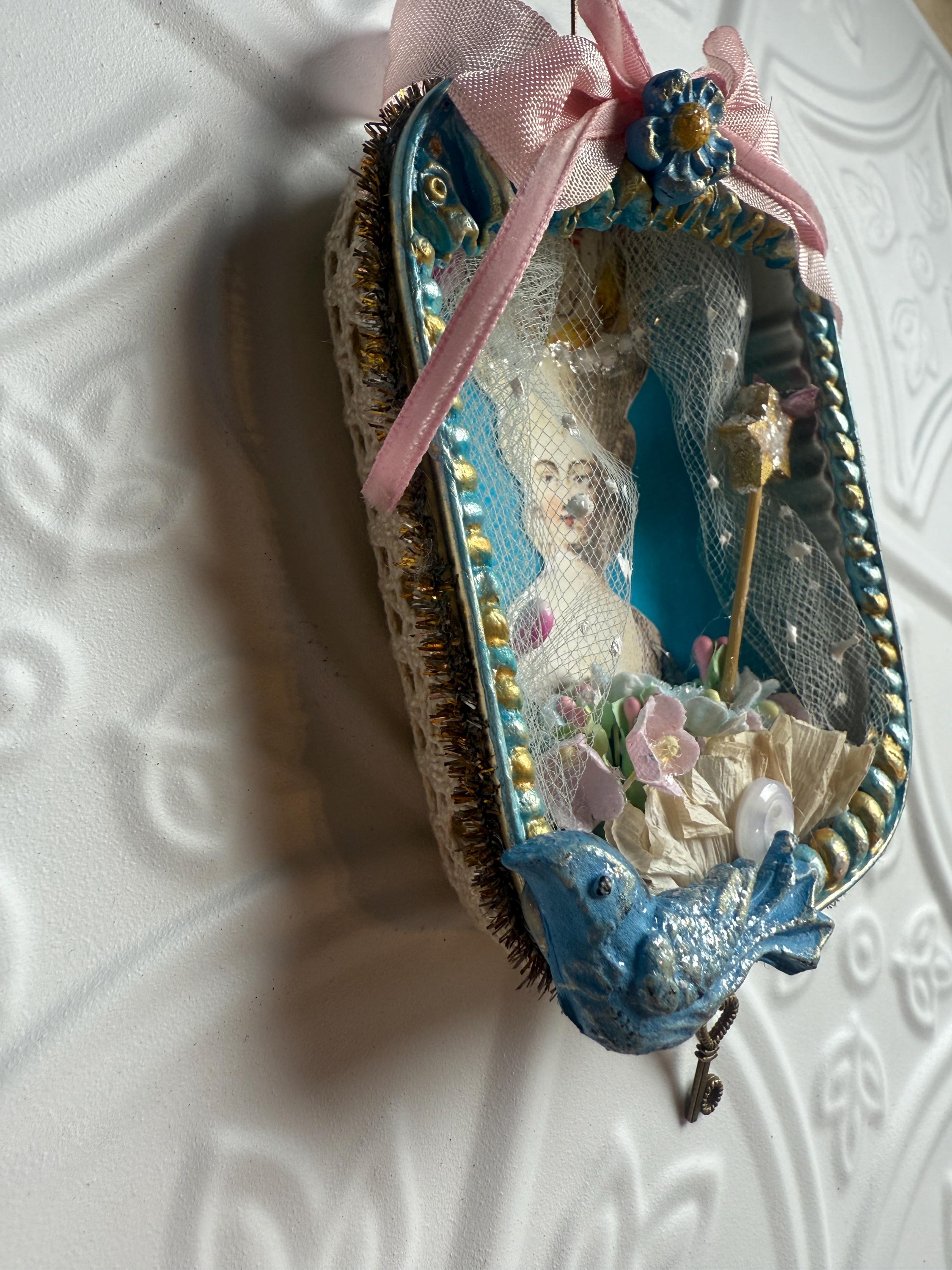 Marie Antoinette Diorama Miniature Curiousity With Vintage Lace and ...