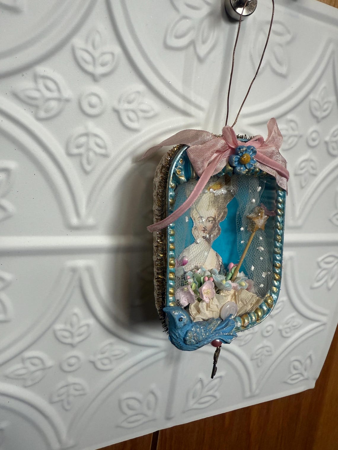 Marie Antoinette Diorama Miniature Curiousity With Vintage Lace and ...