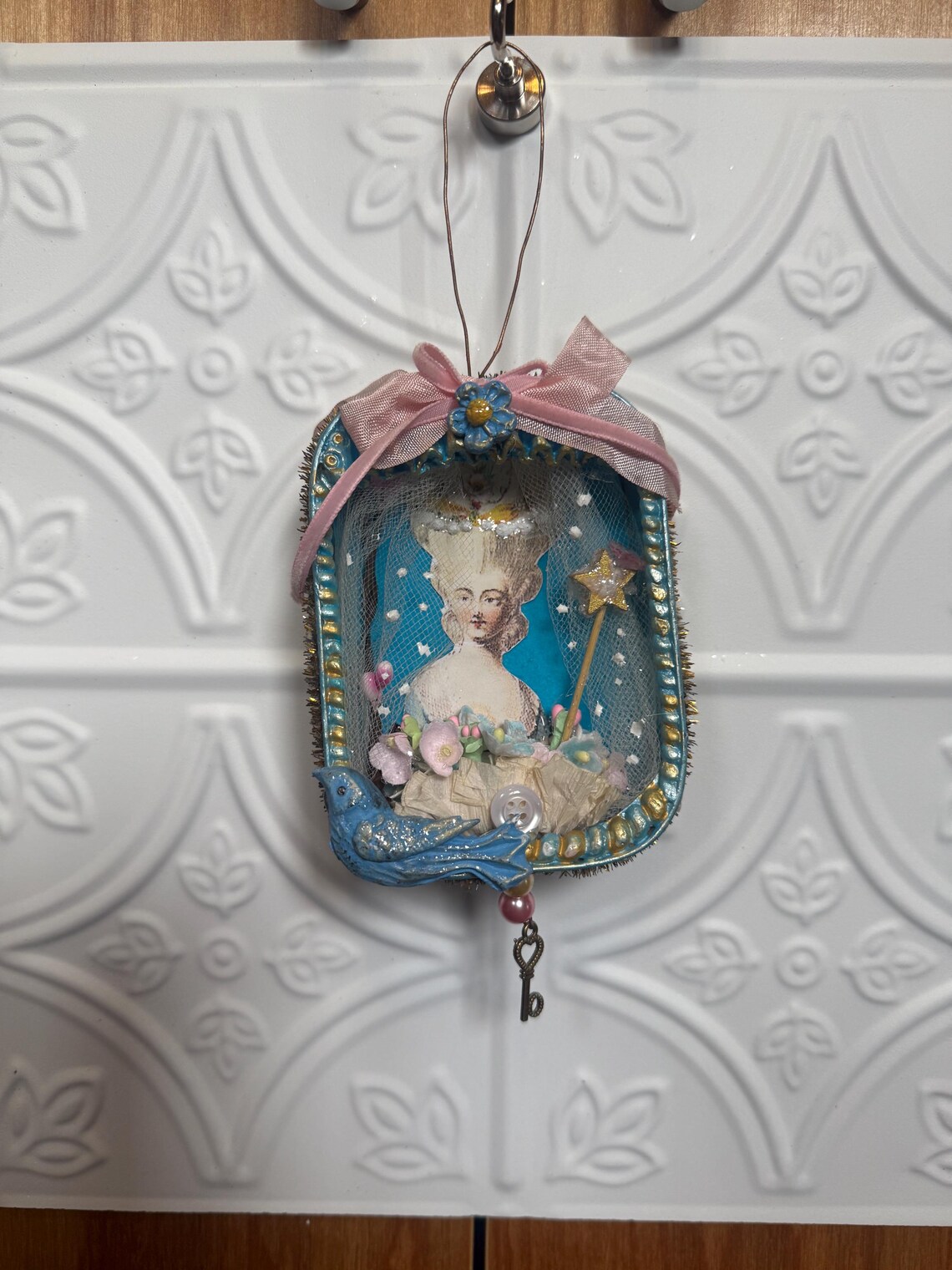 Marie Antoinette Diorama Miniature Curiousity With Vintage Lace and ...