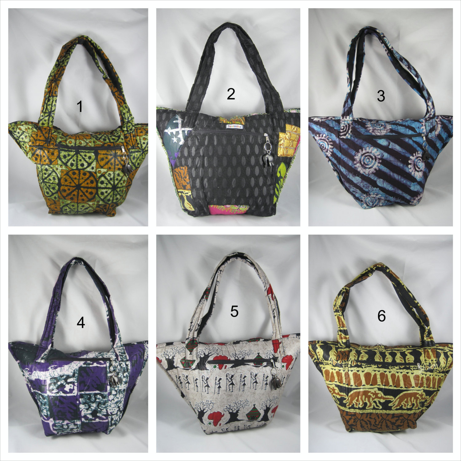 African Purse African Print Bag African Fabric Shoulder | Etsy