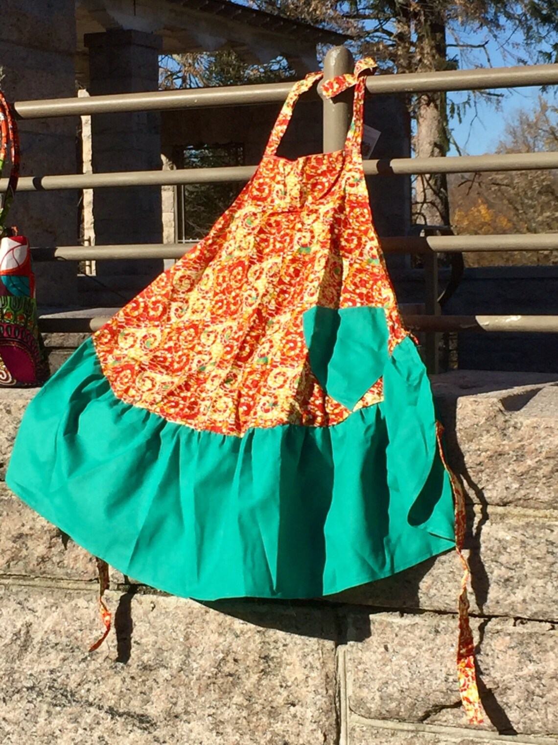 African Apron Ladies African Batik Apron Serving Apron Cooking | Etsy