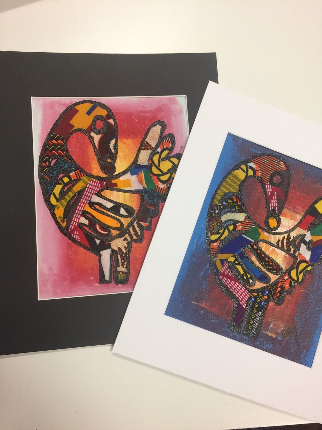 Black Wood Frame only With Glass for Sankofa Bird Adinkra Symbol Africa ...